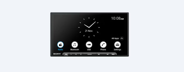 Sony XAV-AX6000 Bluetooth Media Receiver with Android Auto and Apple C ...